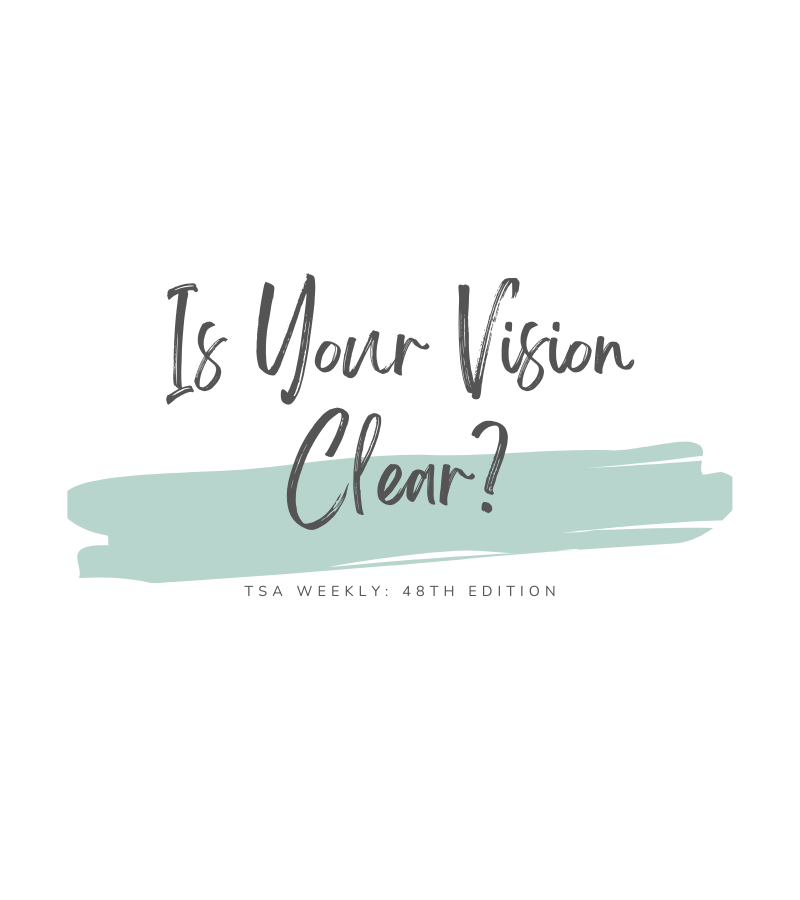TSA Weekly: Is Your Vision Clear? - Kelly L. Gabel | Tech-Savvy ...